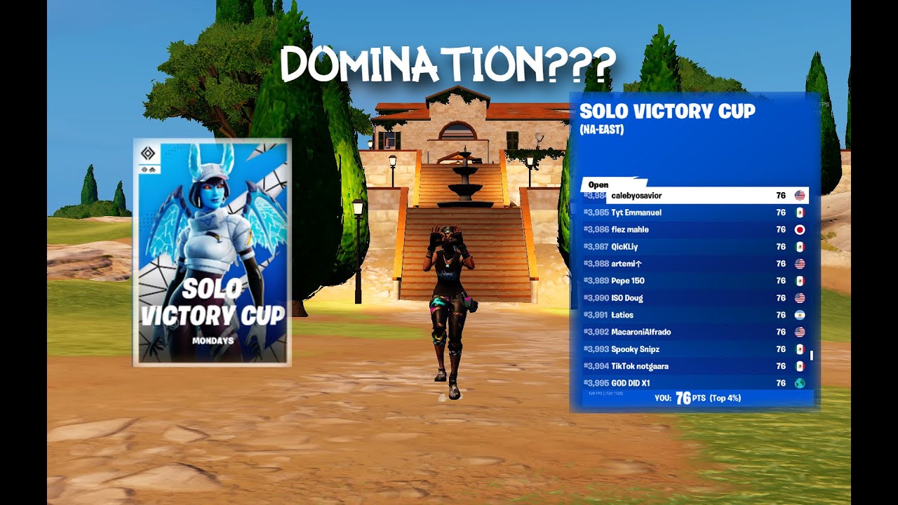 How I managed to get my point record and *QUALIFY* in the Fortnite Solo ...