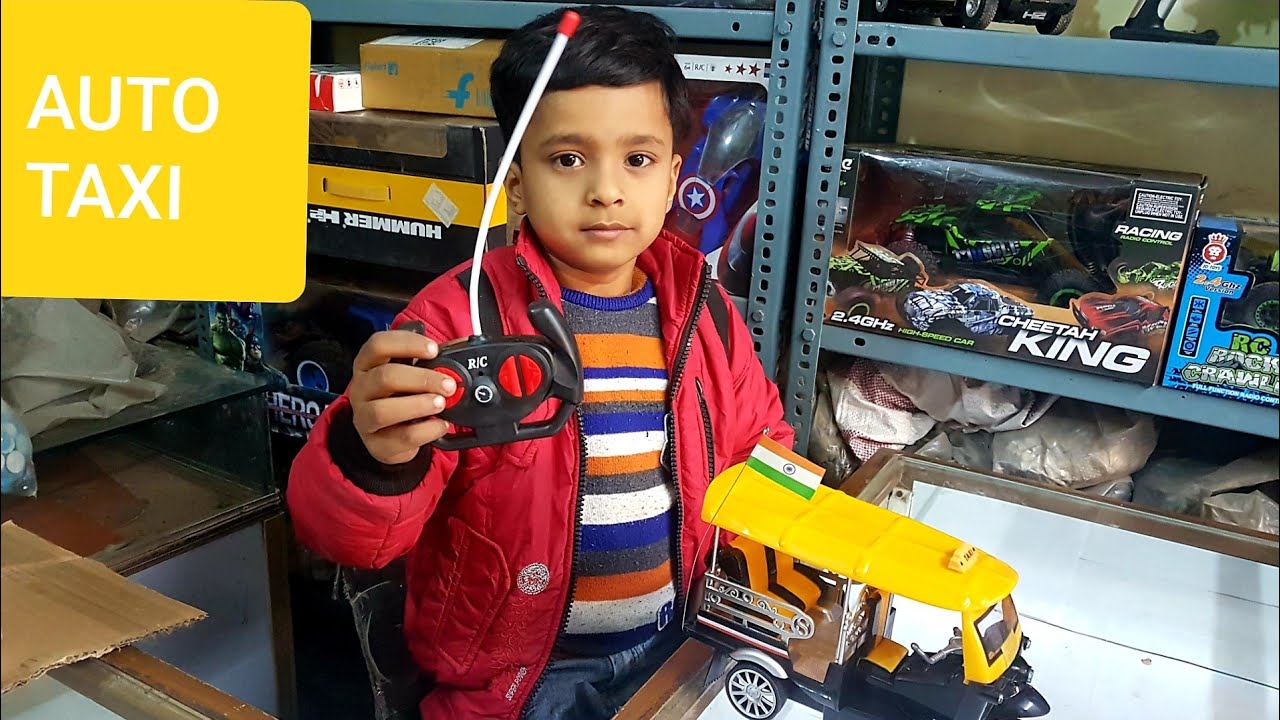RC AUTO RICKSHAW || RC TAXI ||REMOTE CONTROL CAR|| UNBOXING - YouTube