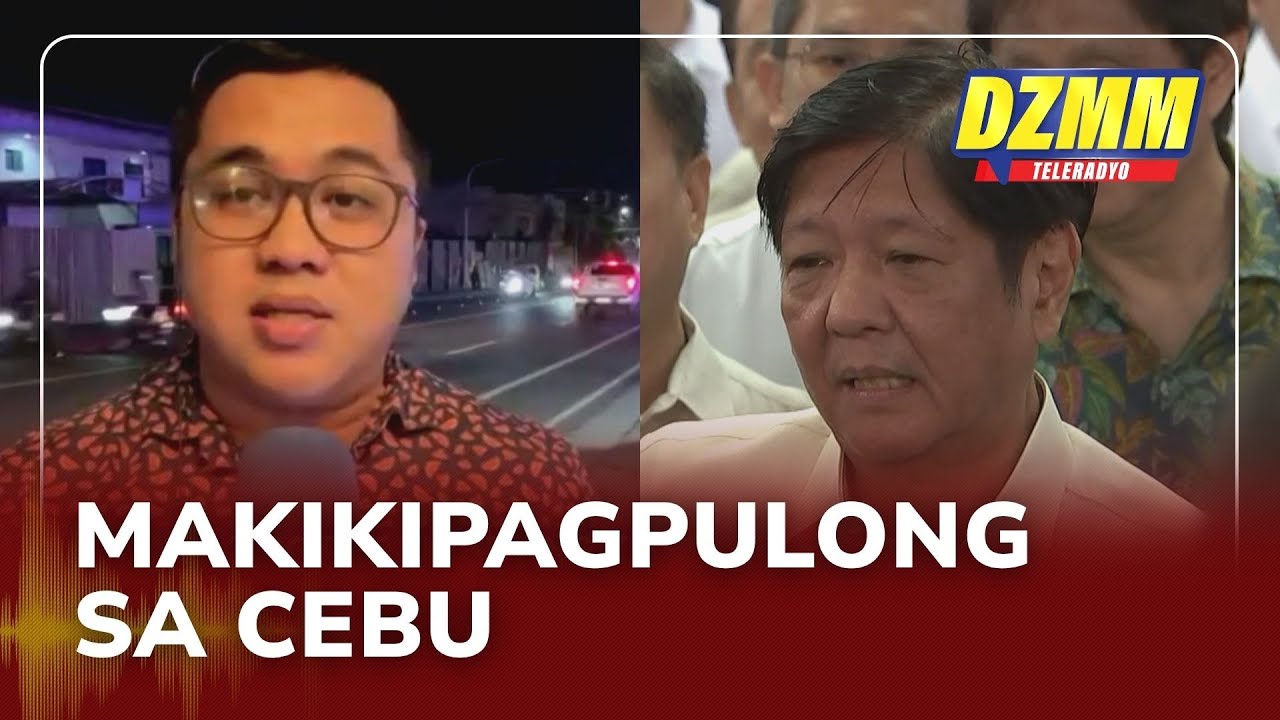 Marcos set to meet with Cebu officials on Friday | DZMM Teleradyo (06 ...