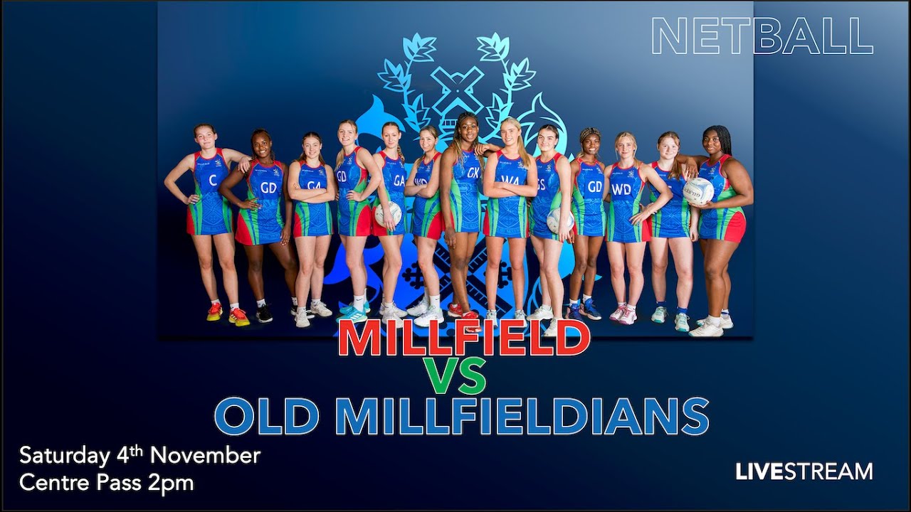Millfield Netball 1st Team v Old Millfieldians - YouTube