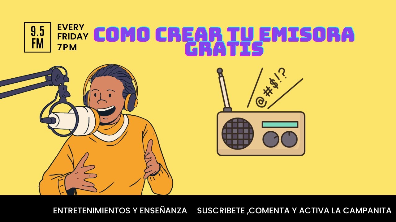 ¿como crear tu propia emisora de radio online gratis? - YouTube