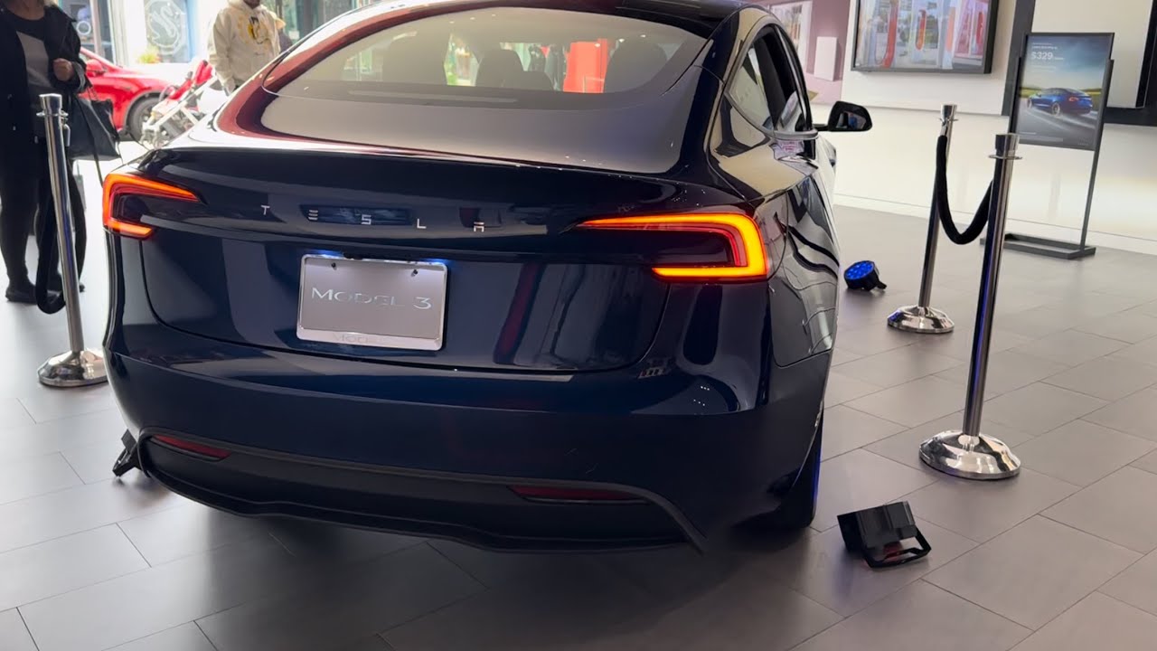 New 2024 Tesla Model 3 Highland User Interface - YouTube