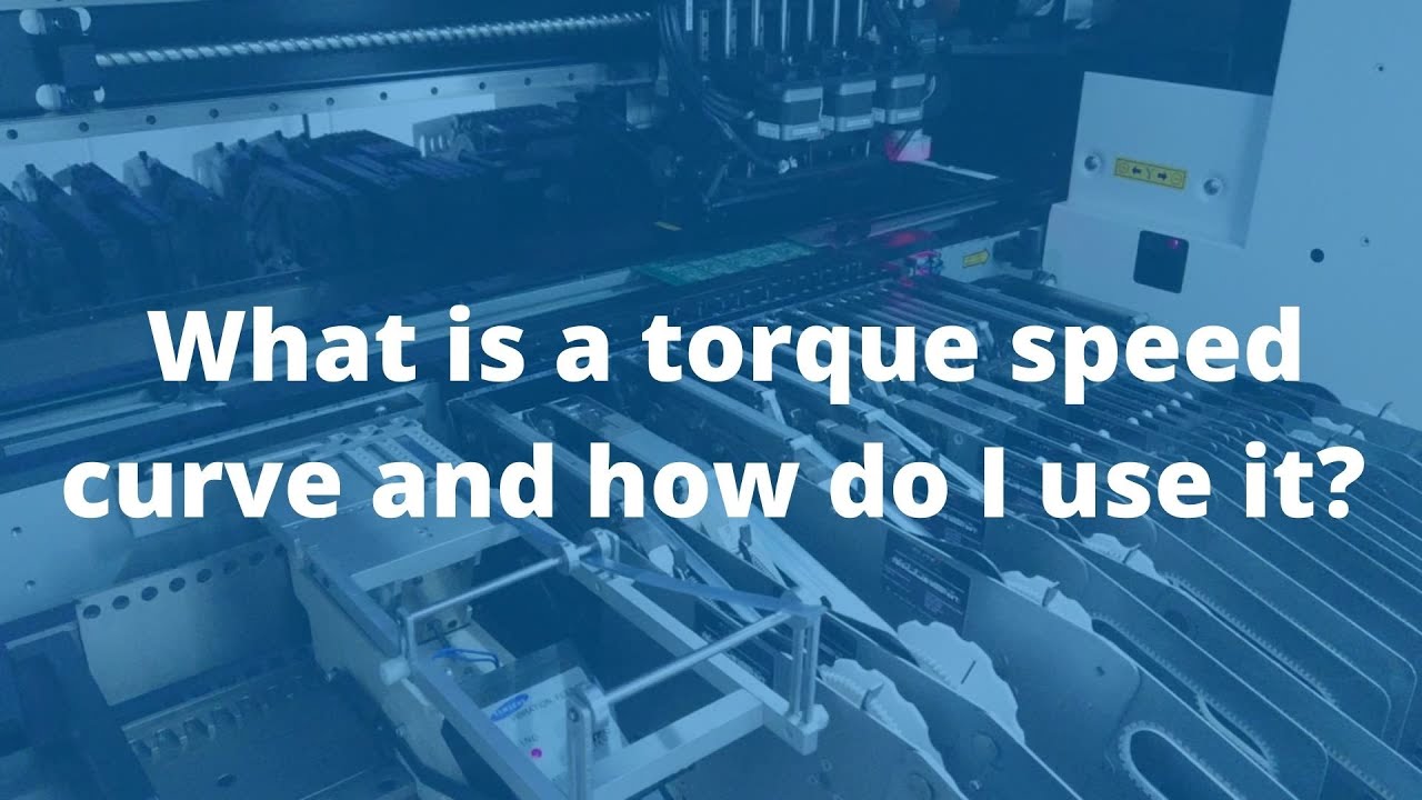 What is a torque speed curve and how do I use it? - YouTube