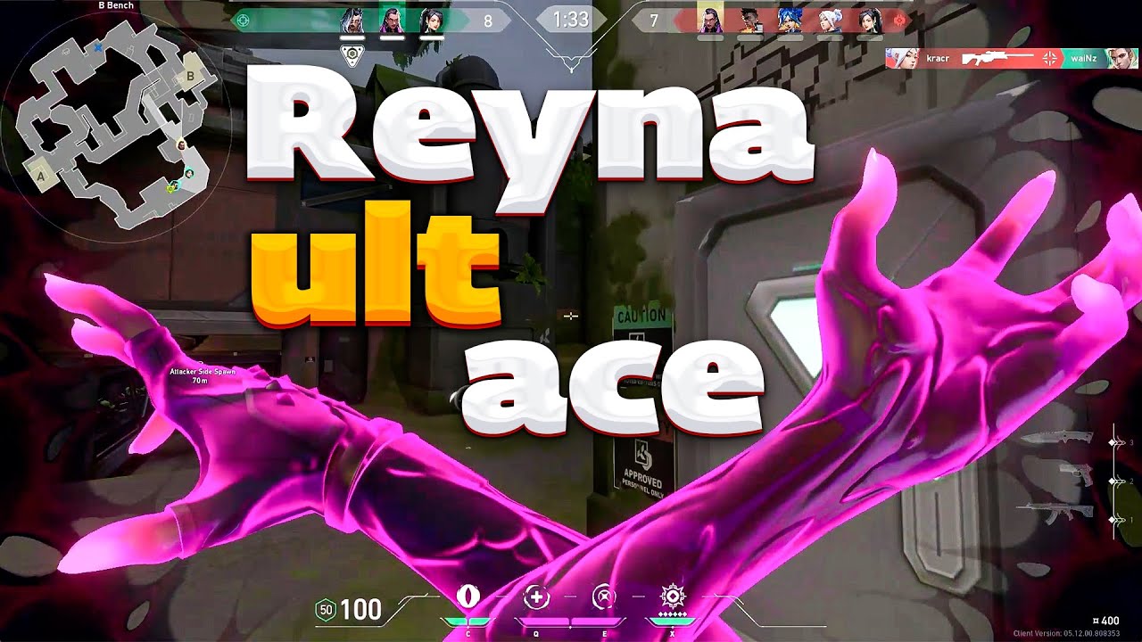 Reyna ultimate ace in Valorant | Valorant gameplay 😍 - YouTube