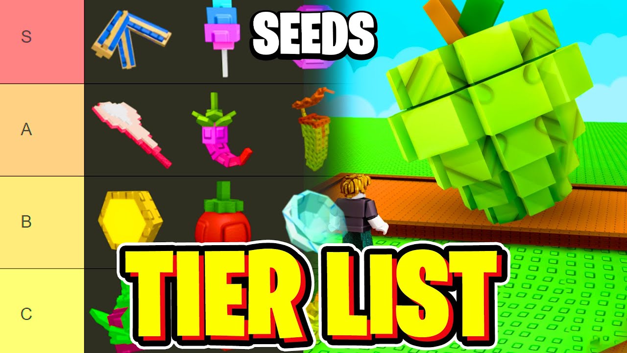 *NEW* GROW A GARDEN SEEDS TIER LIST! (BEST PLANTS/CROPS In GROW A ...