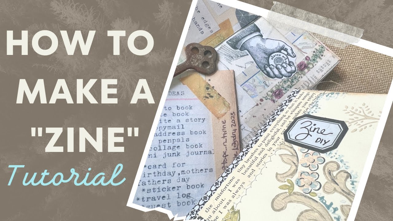 What is a "ZINE" and How Do I Make One? Here's A Fun Tutorial Video ...