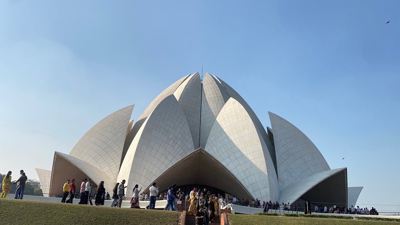 Lotus Temple, Lotus Temple Rd Bahapur, Kalkaji, New Delhi, - YouTube