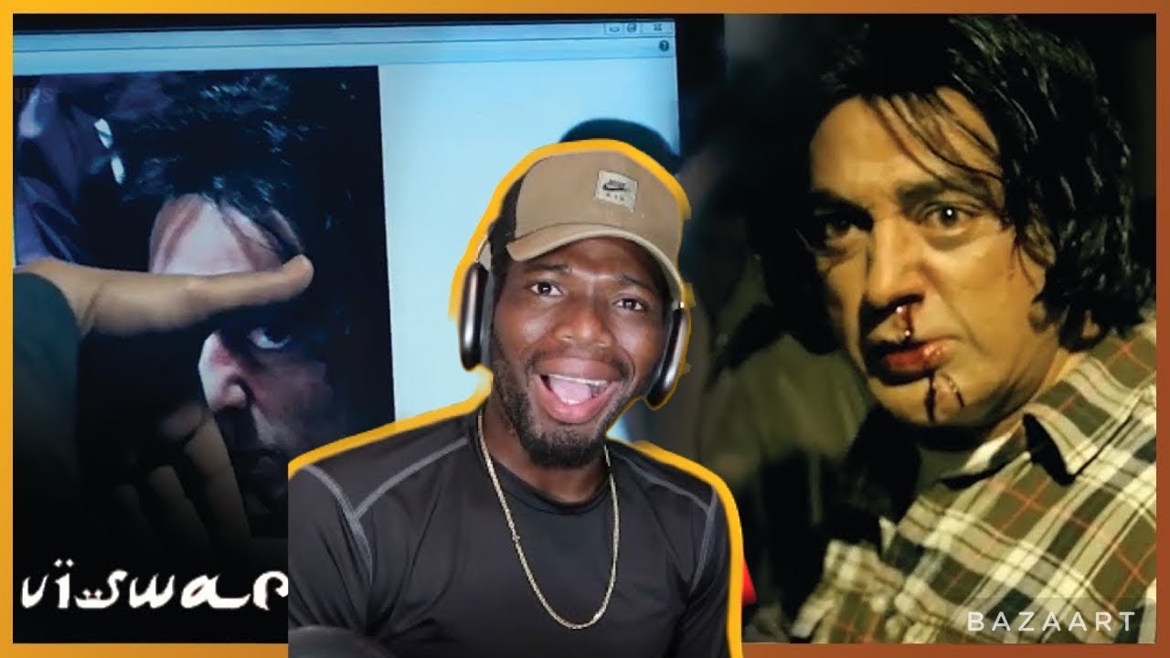 Vishwaroopam Movie Scene REACTION 2 | BEST FIGHT SCENE | Kamal Haasan's ...