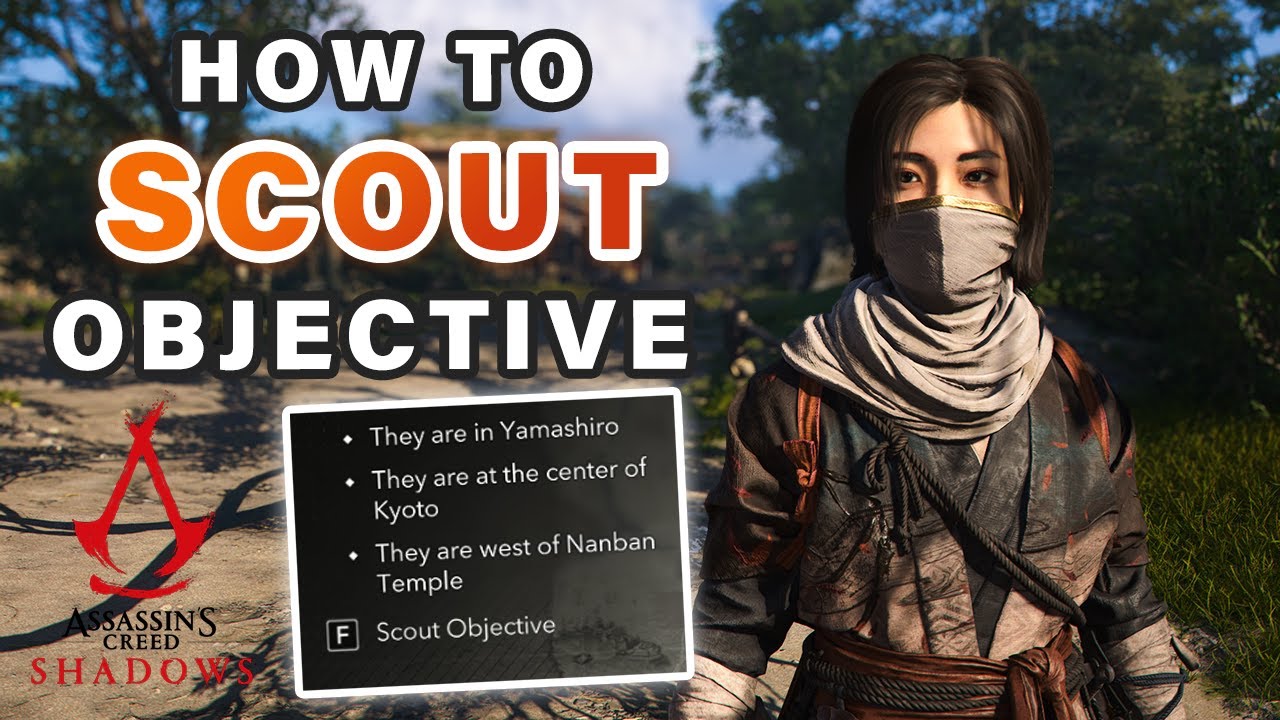 How to use Scouts Objective Assassin's Creed Shadows - YouTube