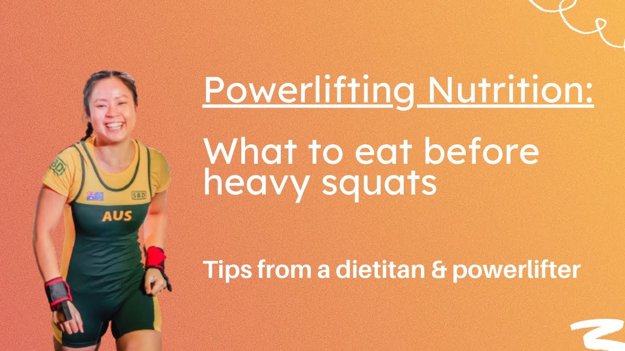 Powerlifting Nutrition: What to eat before you train - YouTube