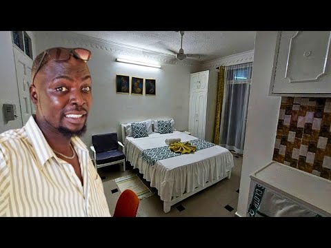 This Is How Ksh.3000 Studio Airbnb Looks Like In Mombasa || Airbnb Tour - YouTube