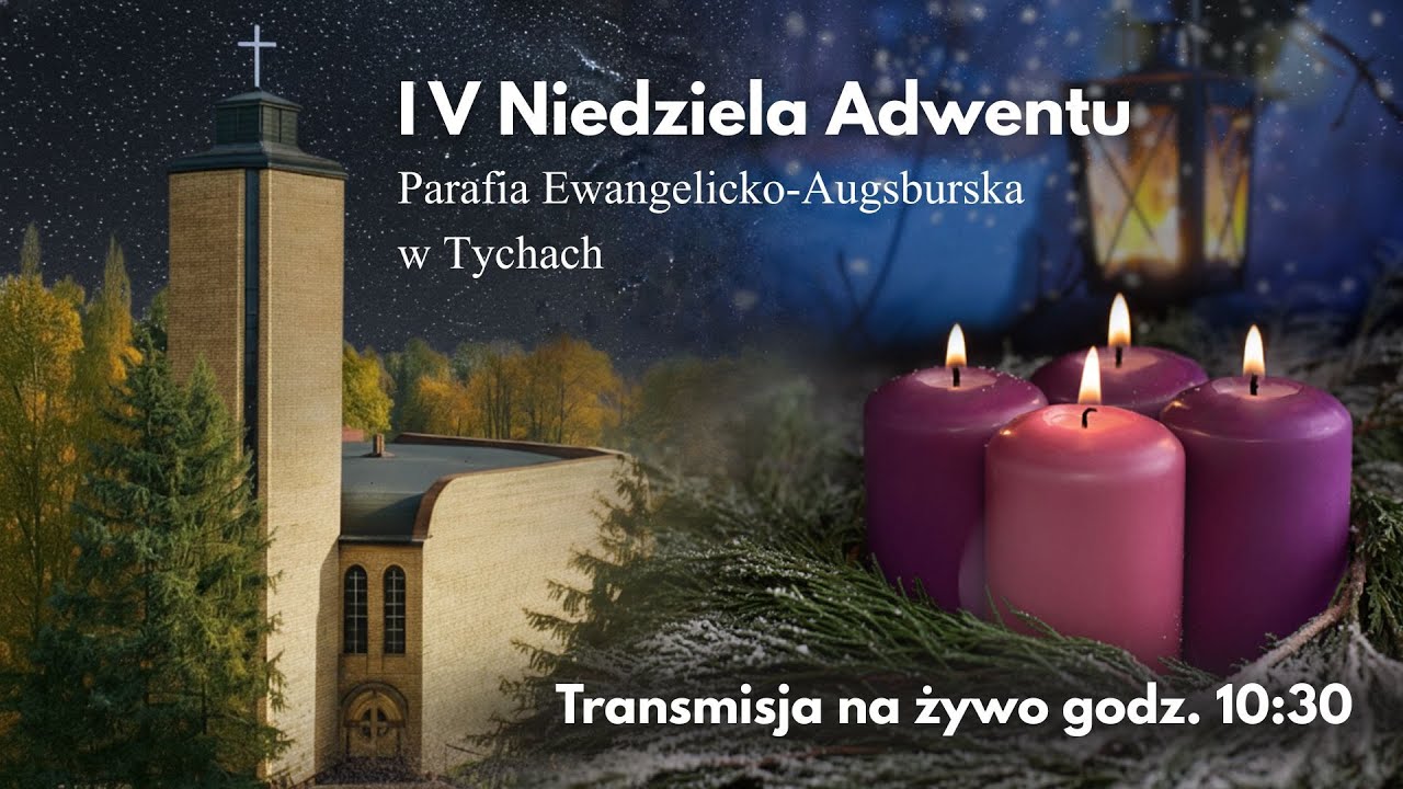 Transmisja z Nabożeństwa 21.12.2025 (IV Niedziela Adwentu) - YouTube