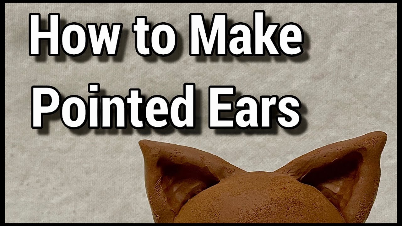 How to make pointed ears for Polymer Clay animals and MONSTERS - Bite ...
