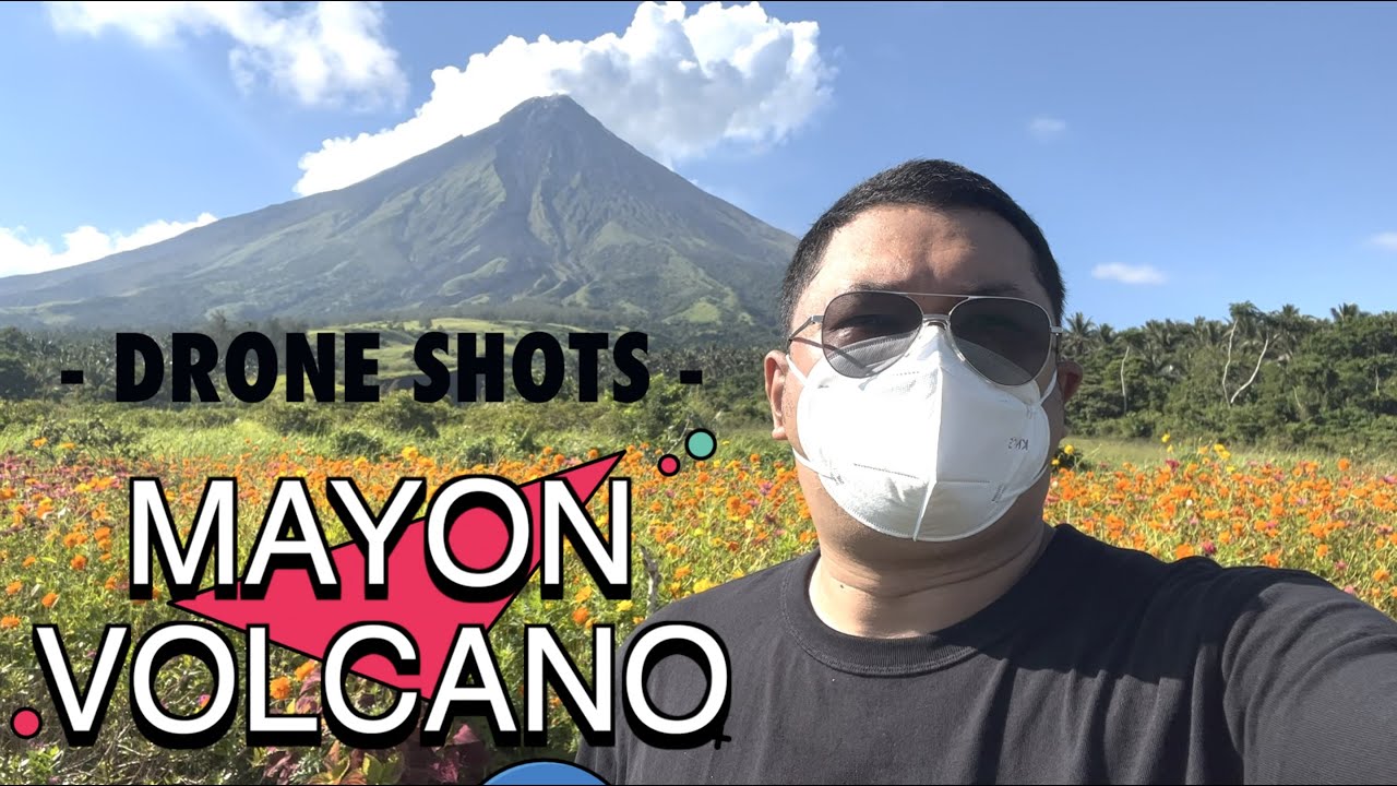 DRONE SHOTS MAYON VOLCANO - YouTube