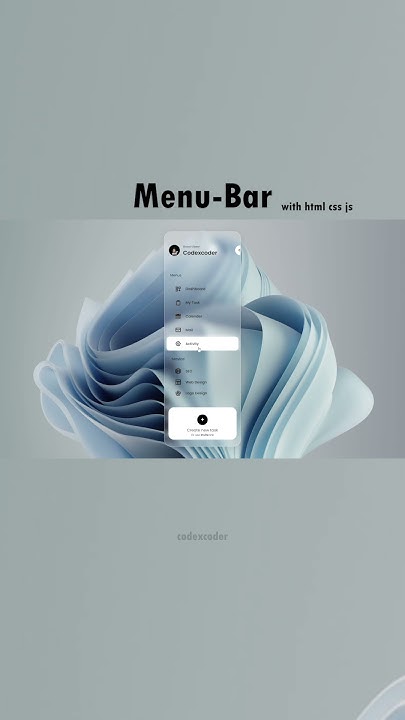 Menu Bar Webdevelopment Html Css Javascript Shorts Youtubeshorts Htmlcssjavascript Youtube