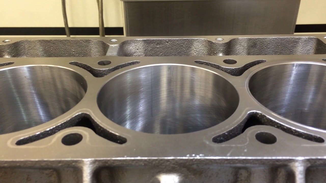 Rottler F69A machining o-ring groove on a LS 6.0L - YouTube