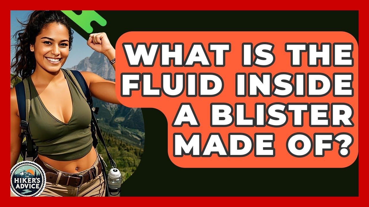 What Is The Fluid Inside A Blister Made Of? - The Hiker's Advice - YouTube