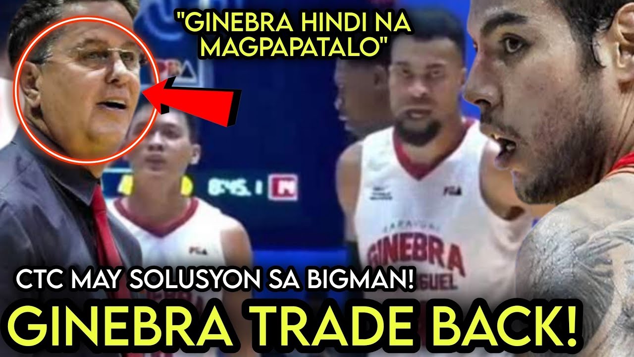 "GINEBRA Ginulat Mga FANS" TRADE BACK sa GINEBRA CSTAND Kaylangan sa ...
