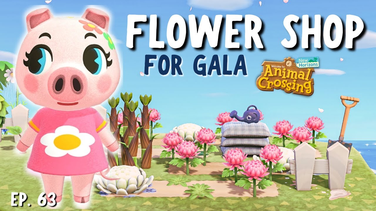 A FLOWER SHOP for Gala! 🌴 Let's Play ACNH #063 - YouTube