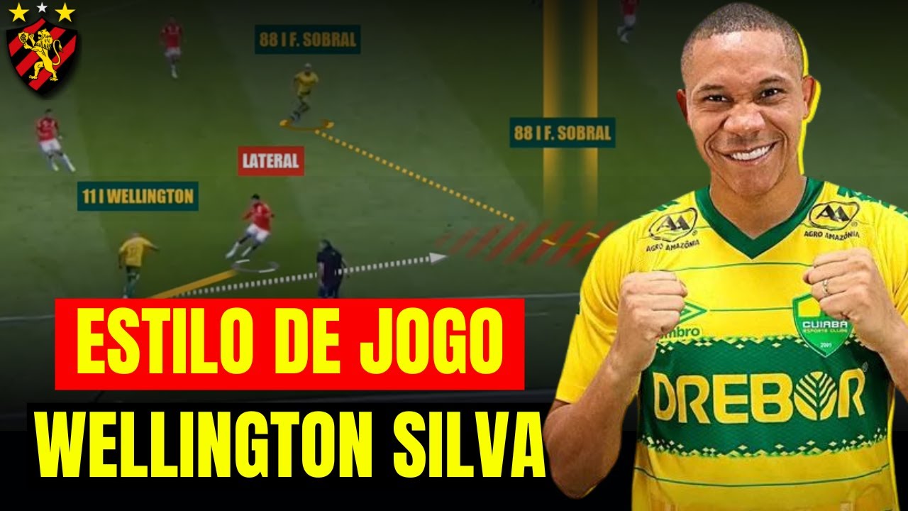 COMO JOGA O ATACANTE WELLINGTON SILVA DO SPORT RECIFE - YouTube