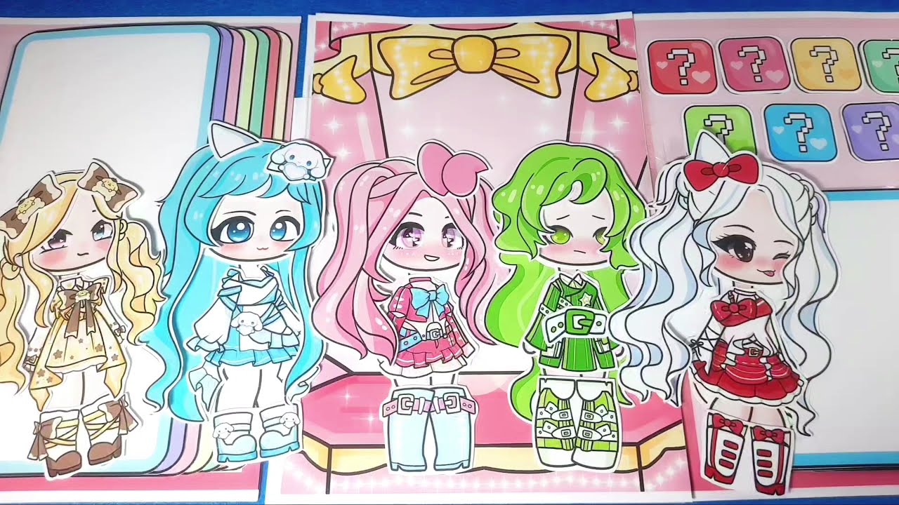 [Paper DIY] Sanrio Gacha Game Book, Kuromi, Gacha, Melody - YouTube