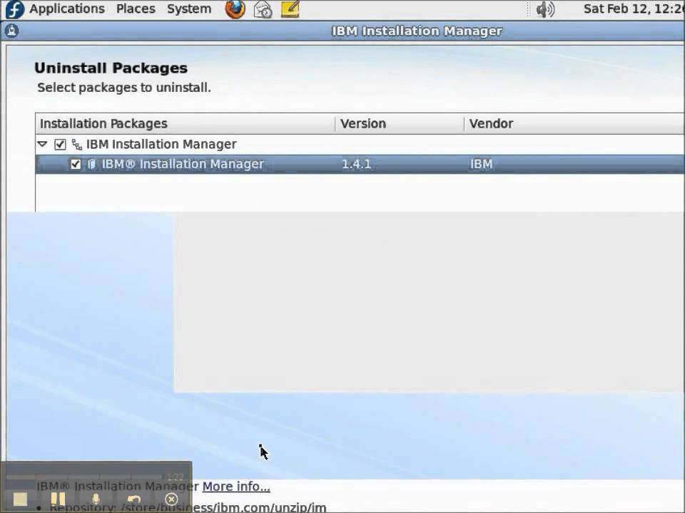 Uninstalling IBM Installation Manager on Linux - YouTube