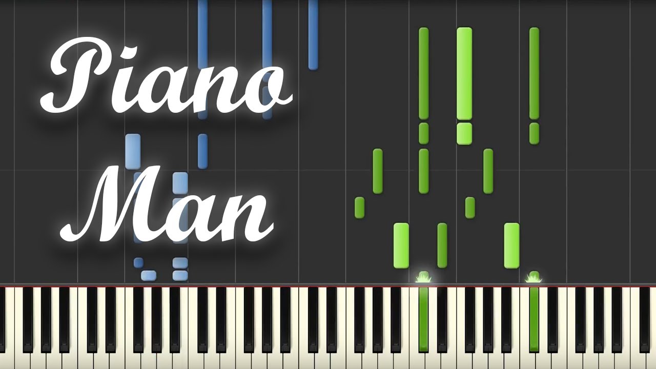 Piano Man - Billy Joel (Piano Tutorial) - YouTube
