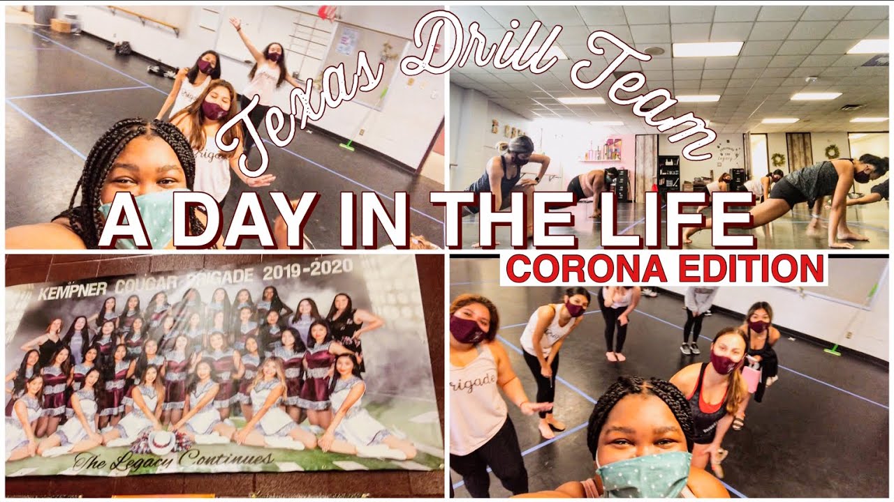 A DAY IN THE LIFE ON A DRILL TEAM| CORONA EDITION|Texas| What Does It ...