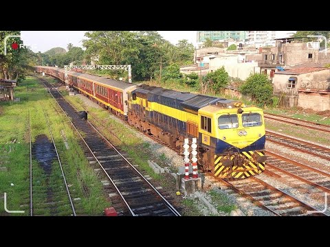 samudra devi express train | class m11 locomotive 🚂 | indian emd wdg4d ...
