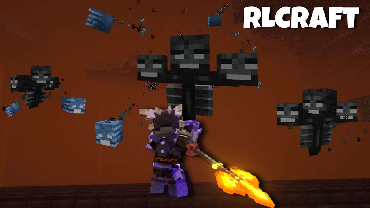 Withers Are *INSANE* In Nether - RLCraft Hardcore EP. 23 - YouTube