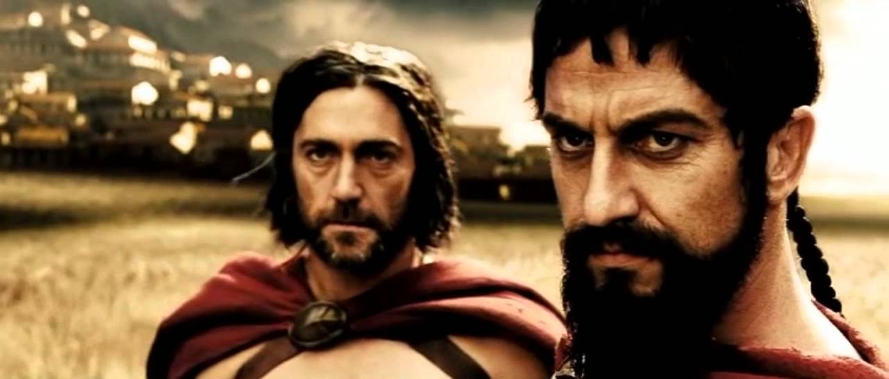For Sparta for Freedom to the Death!!! 300 2006 scene HD - YouTube