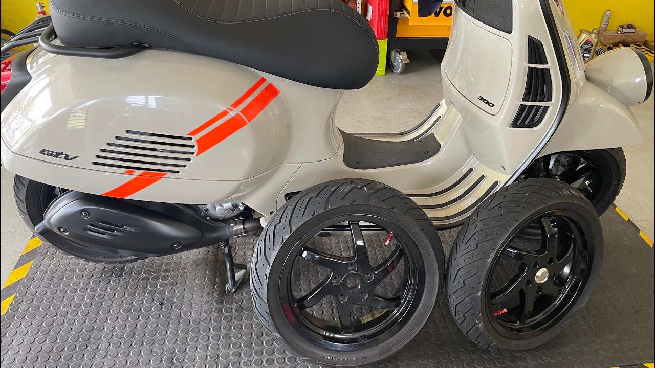 Swap GTV 300 12 inch Wheels to Gilera Runner ST 200 13 inch Wheels ...