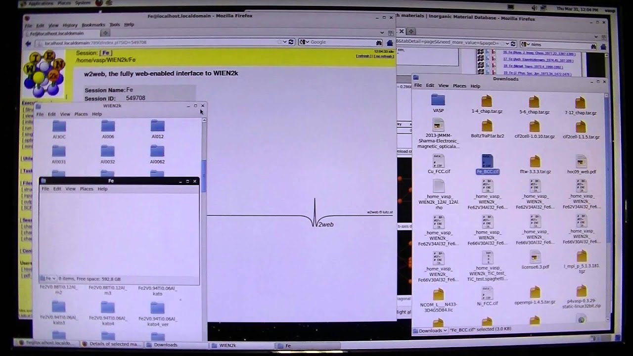 WIEN2kの使い方5 (スピンを入れた計算) - YouTube