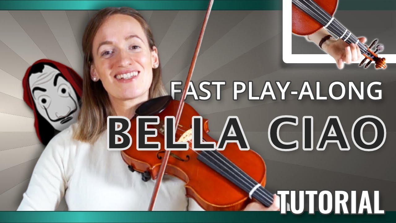 How to play Bella Ciao | FAST-PLAY ALONG | Violin Tutorial - YouTube