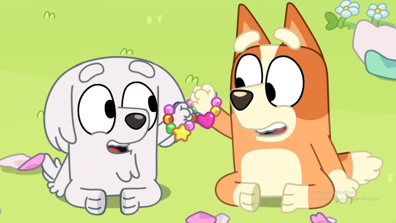 Bluey | Bingo & Lila are Friendship Bracelets (Pass the Parcel) - YouTube