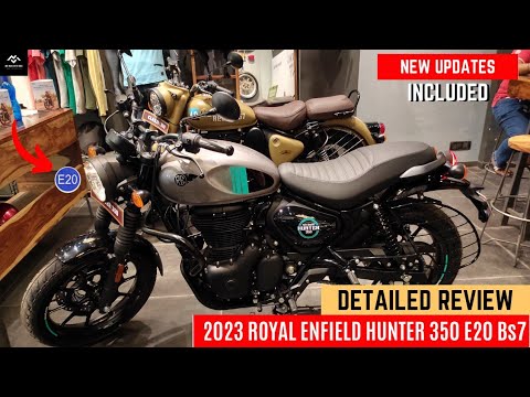 2023 Royal Enfield Hunter 350 E20 Bs7 Review ~ New Updates | Specs | On ...