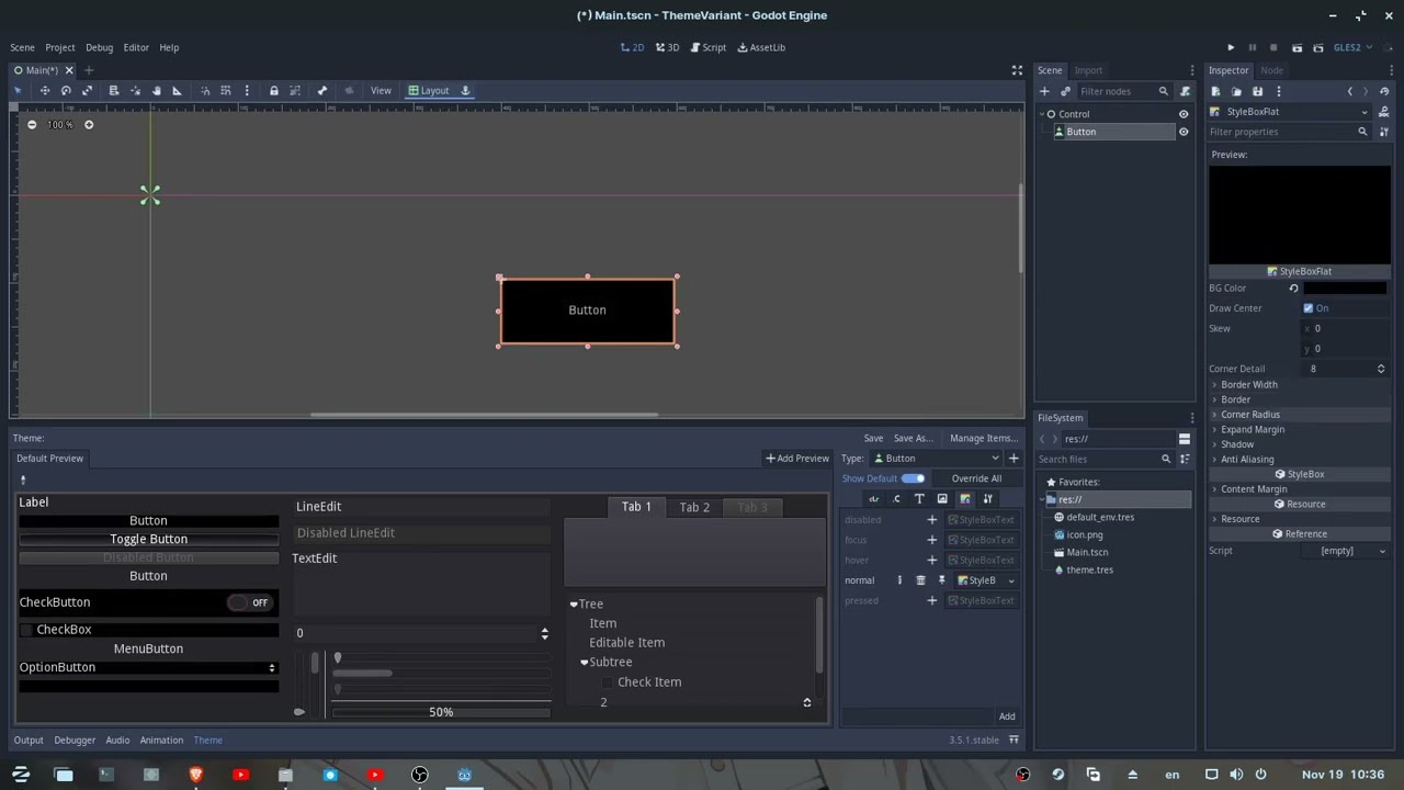 How To Make Theme Type Variation In Godot Engine Godot Tutorial YouTube How To Make Theme Type Variation In Godot Engine Godot Tutorial YouTube