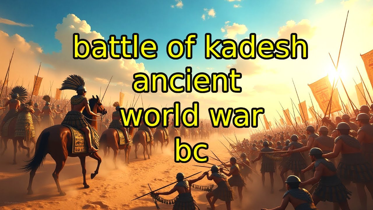battle of kadesh | battle of kadesh 1274 bc | #documentary | # ...
