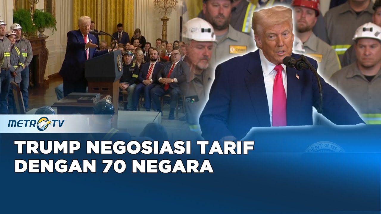 Trump Negosiasi Dagang AS dengan 70 Negara, Untung Besar! - YouTube