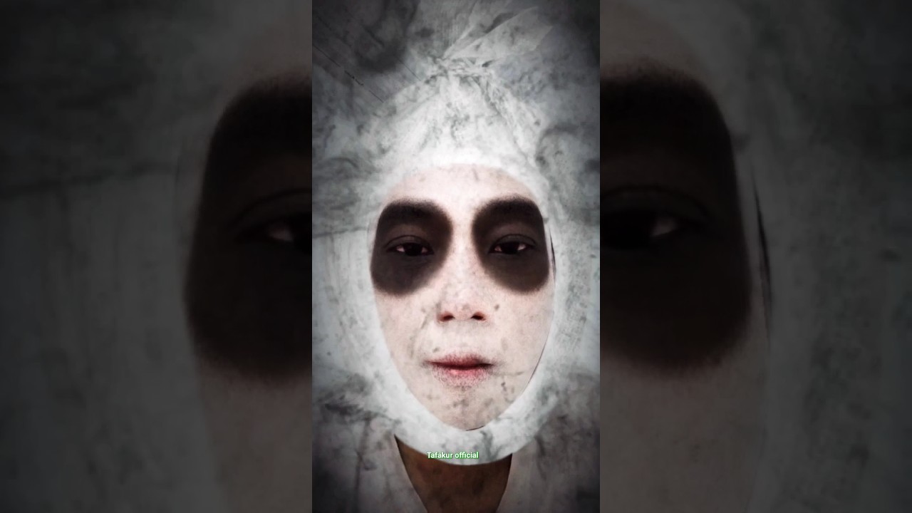 Muka pocong yang sangat seram #seram #penampakan #hantu #pocongviral # ...