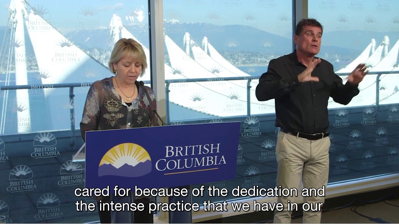 Deaf Interpreter Nigel Howard BC, March 20 - YouTube