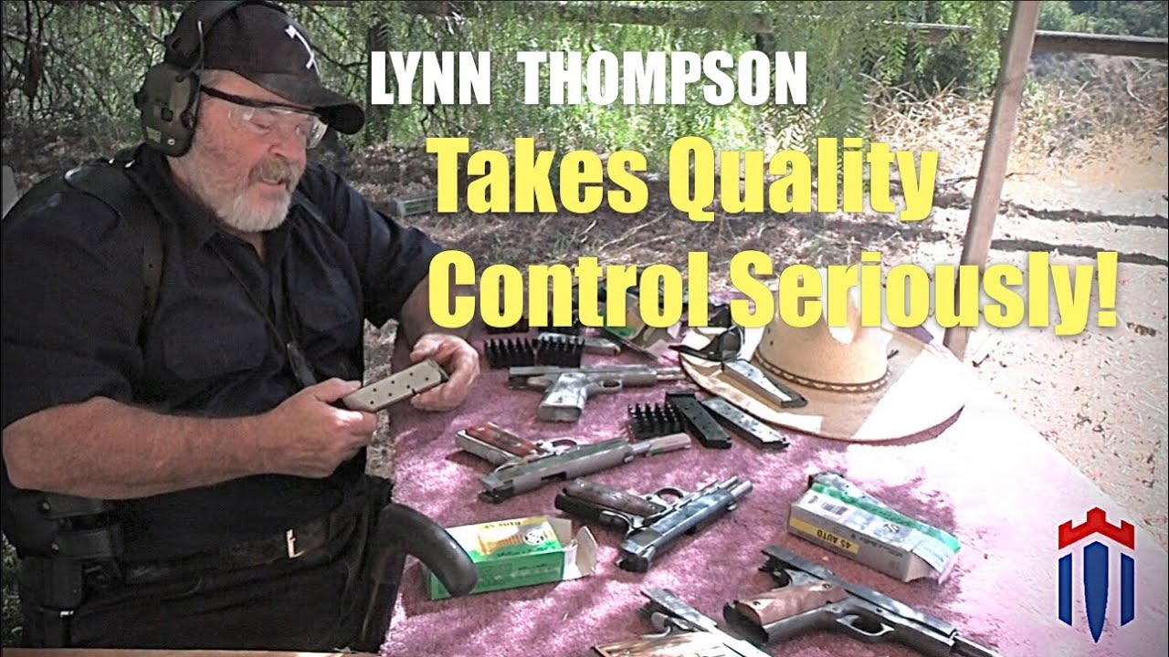 Lynn Thompson Takes quality control seriously! - YouTube