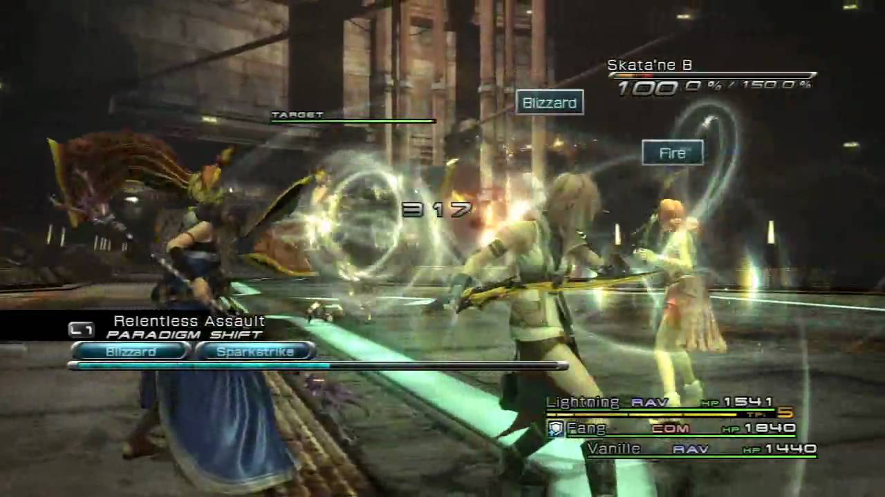 Final Fantasy XIII - Large Enemies Gameplay - YouTube