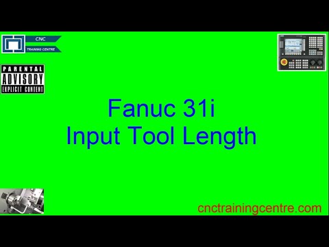 How to Set Tool length on a Fanuc 31i - YouTube