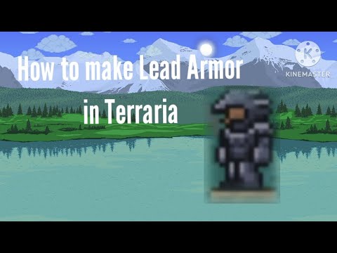 How to craft Lead Armor in Terraria - YouTube