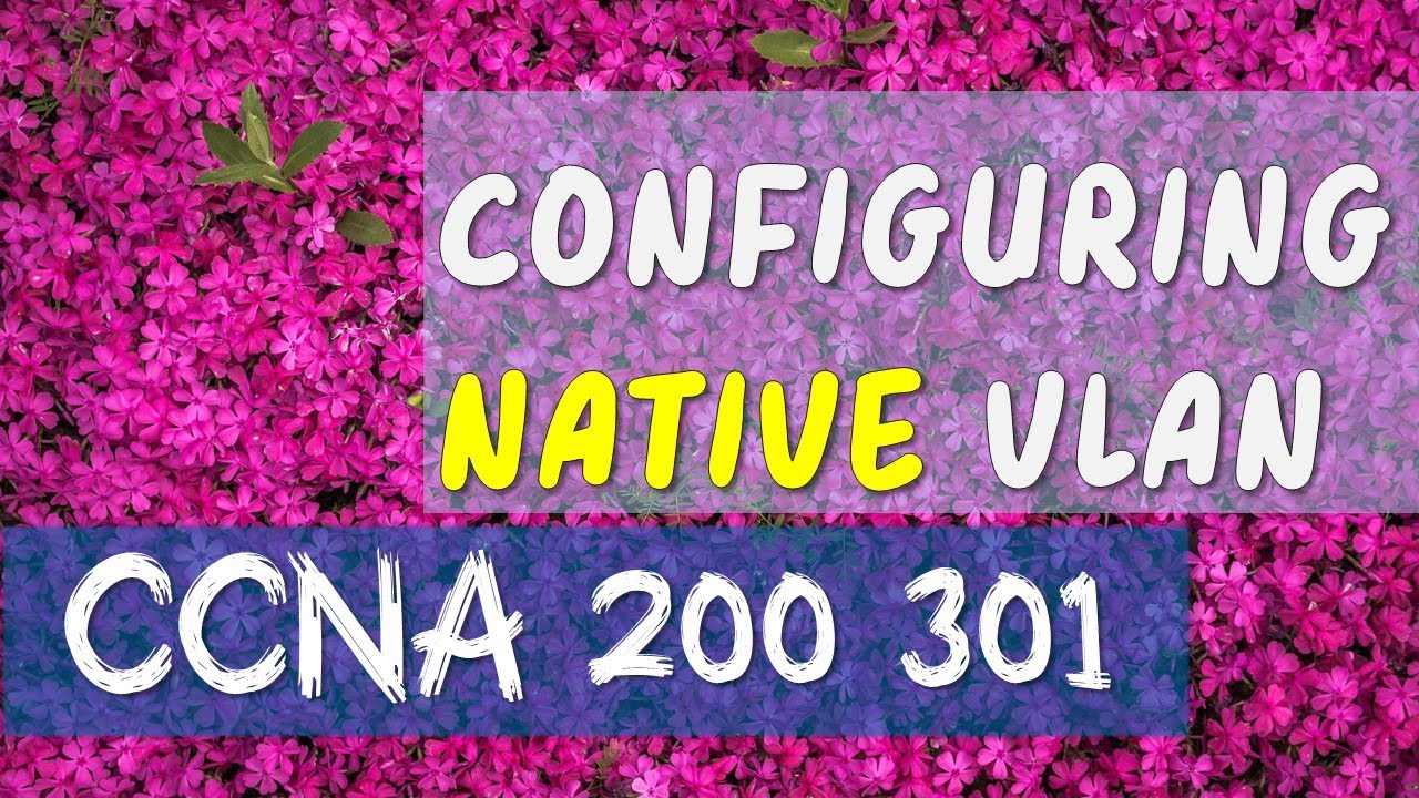 Configuring native vlan - YouTube