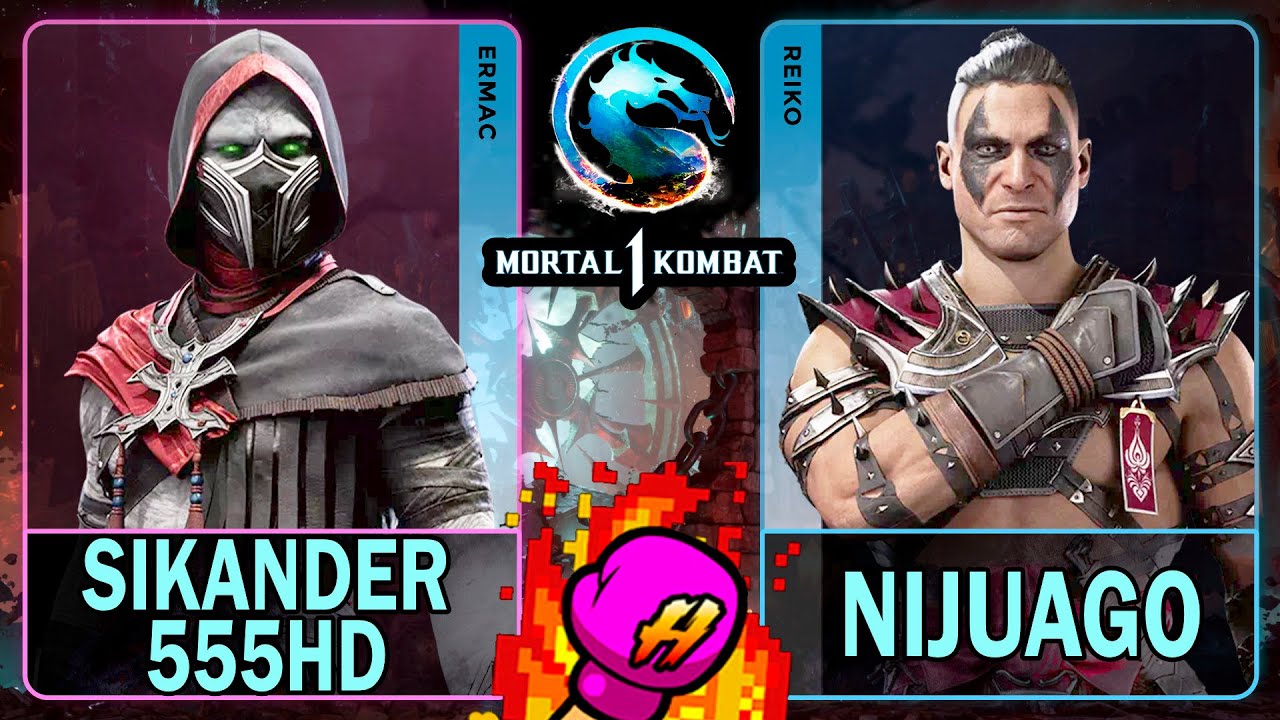 MK1 Sikander555HD (ERMAC) VS Nijuago (REIKO)🥊Mortal Kombat 1🥊4K 60ᶠᵖˢ ...