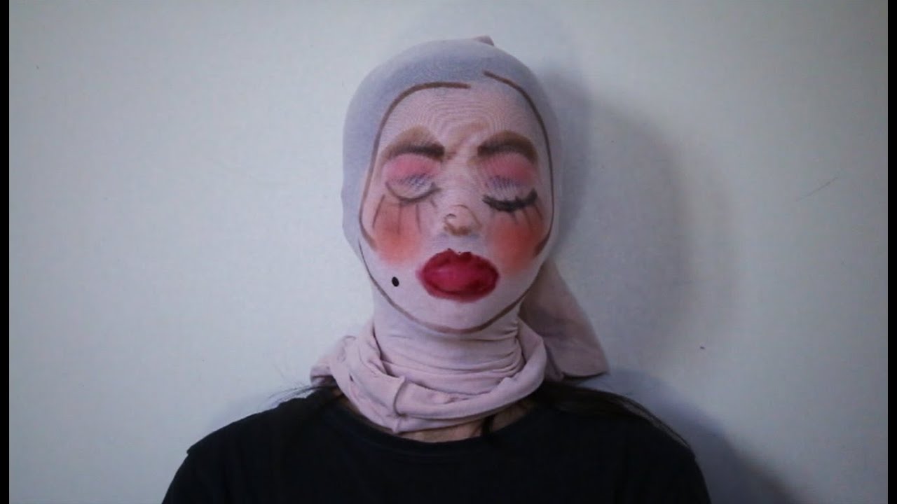 Artists Self Obliteration: Stocking Mask, by Karina Suba - YouTube