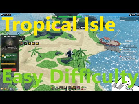 TDS Tropical Isles Easy Difficulty (Beating every map on every ...