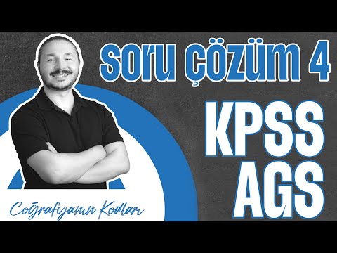 KPSS - AGS COĞRAFYA SORU ÇÖZÜM 2026 | Türkiye'de Dış kuvvetler akarsu ve rüzgar aşınım şekilleri